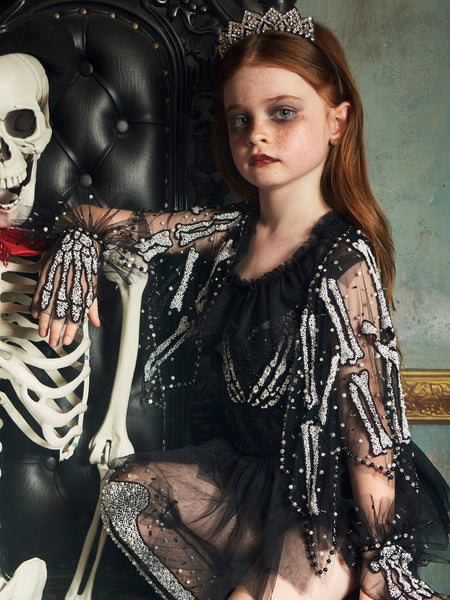 Bone Appetit Halloween Gloves | Tutu du Monde – Tutu Du Monde